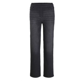 GOLDNER Damen Stretch-Jeans "Bequeme Jeanshose VERA", schwarz, Basic, Gr. 44, Obermaterial: 83% Baumwolle CO. 15% Polyester PES. 2% Elasthan EL.,