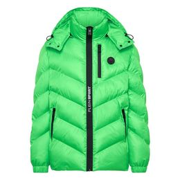 Plein Sport Winter Jacket 'Tiger' male Green size XS