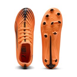 Puma Kinder Fu&szlig;ballschuh "ULTRA 6 MATCH FG/AG Fu&szlig;ballschuhe Jugendliche", Gr. 34heat fire schwarz glowing rot orange, Obermaterial: Textil,