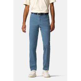 MEYER Herren Chinos "Dublin 9-3009", blau, Gr. 60, unifarben, 75% Baumwolle, 21% Lyocell, 4% Elasthan, Hosen