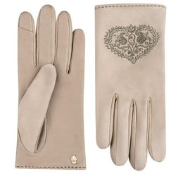 Roeckl Full Finger Gloves 'GITTI TOUCH' female Beige size 7