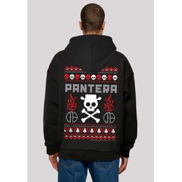 F4NT4STIC Herren Kapuzenpullover "Pantera Weihnachten Christmas", schwarz, Gr. XL, Obermaterial: 100% Baumwolle, Pullover, Musik, Band, Logo
