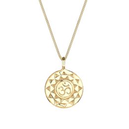 Elli Necklace 'Om' female Gold size 45