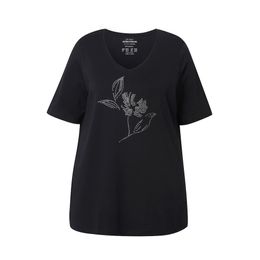 Ulla Popken Shirt female Black size 58-60