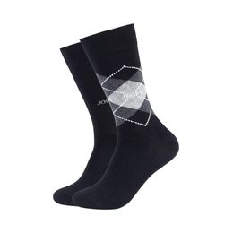 JOOP! Socken Herren Gr&ouml;&szlig;e 43/46 grau / schwarz