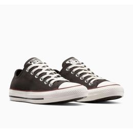 Sneaker Converse "CHUCK TAYLOR ALL STAR", Damen, Gr. 39, mudguard, rottin apple, schwarz, Leder, Schuhe Sneaker