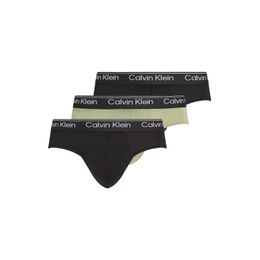 Herren Hipster "HIP BRIEF 3PK", Calvin Klein Underwear, Gr. Mb, beau bl, f mauve, saharah sn wbs, Jersey, Obermaterial: 88% Polyester, 12% Elasthan,