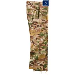 Brandit Damen Cargohose "Brandit Herren US Ranger Cargo Pants"tactical camo, Gr. 4XL, 65% Polyester, 35% Baumwolle, Hosen