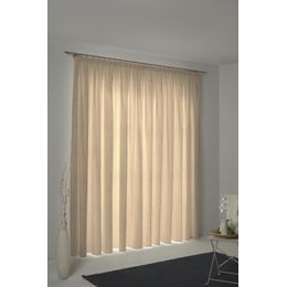 Vorhang Adam, B:145cm H:225cm, gelb, Jacquard, Baumwolle (Bio-Baumwolle), Wohnzimmer, Gardinen, "Easy Diamond", aus 100% Bio-Baumwolle