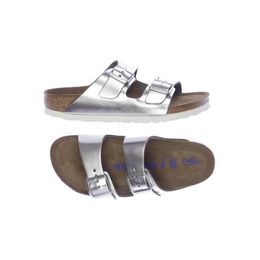 Birkenstock Sandalen Damen Gr&ouml;&szlig;e 36 Second Hand silber