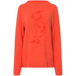 Lauras&oslash;n Sweatshirt female Orange size XL