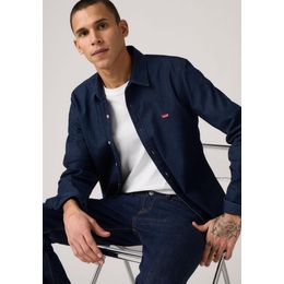 Levi's LEVI'S Herren Jeanshemd "LS BATTERY HM SHIRT SLIM"mookie schwarz wash, Gr. XXL, Denim/Jeans, Obermaterial: 80% Baumwolle, 19% Polyester, 1% Elasthan,