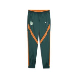Puma Sporthose Herren Gr&ouml;&szlig;e M gr&uuml;n / orange / wei&szlig;