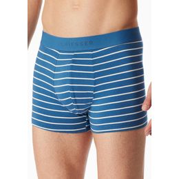 Schiesser Herren Boxershorts "95/5 Multipacks", Gr. 4, schwarz, Single Jersey, Obermaterial: 95% Baumwolle, 5% Elasthan, Unterhosen, ohne Eingriff,