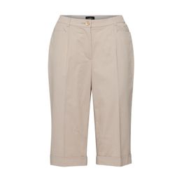 GOLDNER Damen 7/8-Hose "Kurzgr&ouml;&szlig;e Bermuda-Baumwollhose Carla", beige, Gr. 23, Obermaterial: 97% Baumwolle CO (CMIA). 3% Elasthan EL., Hosen