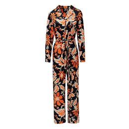 Salsa Jeans Jumpsuits Damen Gr&ouml;&szlig;e S ecru / orange / schwarz