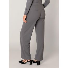 Base Level Damen Treggings "Yarah", grau, Gr. 42, unifarben, Web, Obermaterial: 97% Polyester, 3% Elasthan, Hosen, mit elastischem Bund