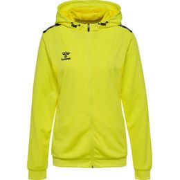Hummel Athletic Zip-Up Hoodie 'AUTHENTIC PL' female Yellow size L