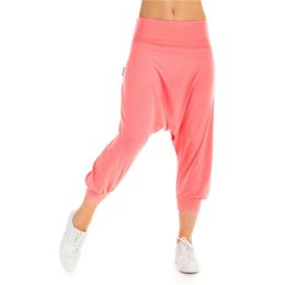 WINSHAPE Damen Haremshose "Haremshose WBE7", rot, Gr. M, 48% Baumwolle, 48% Polyester, 4% Elasthan, Hosen, Dance-Style