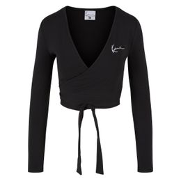 Karl Kani Damen Longsleeve "Karl Kani Damen"schwarz, Gr. XXS, 95% Baumwolle, 5% Elasthan, Shirts