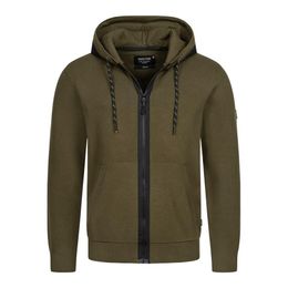 INDICODE Jeans Zip-Up Hoodie male Green size XXXL