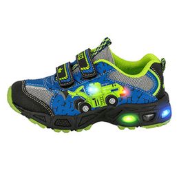 Lico Kinder Sneaker "Freizeitschuh Loader V Blinky", Gr. 30, blau, Synthetik, Schuhe