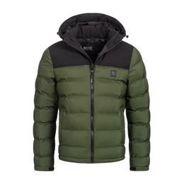 INDICODE JEANS Winterjacke 'Eberhardy' Herren Gr&ouml;&szlig;e S gr&uuml;n / schwarz