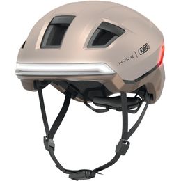 Abus Fahrradhelm "HYP-E", L Kopfumfang: 57cm - 61cm, beige, Helme