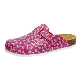 Lico Pantolette Damen Gr&ouml;&szlig;e 40 lila / wei&szlig;
