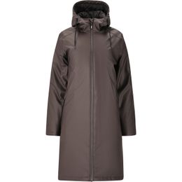 WEATHER REPORT Damen Outdoorjacke "Heaten", braun, Gr. 38, unifarben, 100% Polyester, Jacken, mit wasserabweisender Eigenschaft