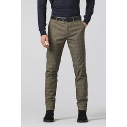 MEYER Herren Chinos "Chino", grau, Gr. 26, kariert, 98% Baumwolle, 2% Elasthan, Hosen, PRINCE OF WALES BAUMWOLL