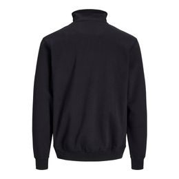Jack & Jones JACK & JONES Herren Sweater "JORBLEECKER BRANDING SWEAT HIGH NECK BF"schwarz detail:jj, Gr. S, unifarben, angeraute Sweatware, Obermaterial: 70%