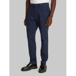 Calvin Klein Herren Chinohose "MODERN TWILL SLIM CHINO", blau, Gr. 32, unifarben, Web, Obermaterial: 98% Baumwolle, 2% Elasthan, Hosen, mit