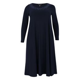 Yoek Kleid Damen Gr&ouml;&szlig;e 42/44 blau Winterkleid