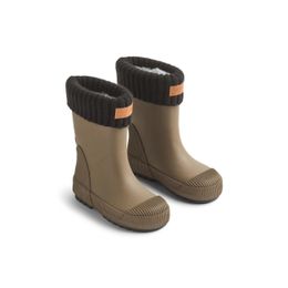 Wheat Damen Stiefel "Wheat Rubber Boot Thermo Wader", Gr. 24dry wood, unifarben, Schuhe