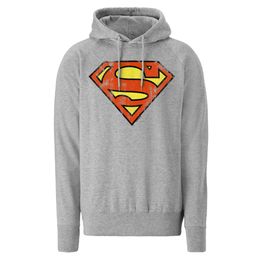 logoshirt Sweater 'DC - Superman Logo' female Grey size XS