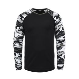 !Solid SOLID Herren Rundhalsshirt "Rundhalsshirt SDCajus", schwarz, Gr. S, Obermaterial: 100% Baumwolle CO., Shirts