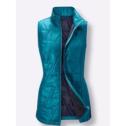 Classic Basics Damen Steppweste, bunt, Gr. 56, unifarben, 100% Polyester, Wattierung:100% Polyester, Westen