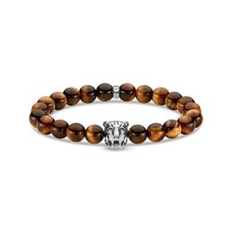 Thomas Sabo Armband 'Tiger' Herren Gr&ouml;&szlig;e 18 braun / schwarz / silber