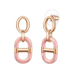 Lulu & Jane Lulu & Jane Earrings female Gold, Pink size One Size