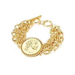 Lulu & Jane Lulu & Jane Bracelet female Gold size One Size