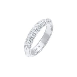 Elli DIAMONDS Ring Verlobung 'Eternity' Damen Gr&ouml;&szlig;e 52 silber