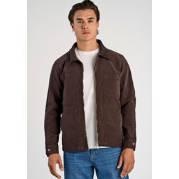 LINDBERGH Herren Cordjacke "LINDBERGH Cordhemd", braun, Gr. XXL, Obermaterial: 98% Baumwolle, 2% Elasthan, Jacken