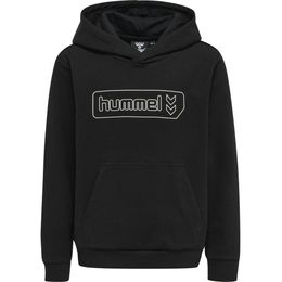 Hummel Sweatshirt 'TOMB' M&auml;dchen Gr&ouml;&szlig;e 122/128 schwarz / wei&szlig;