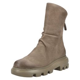 Paul Green Damen Stiefelette "Paul Green Stiefelette Nubukleder", Gr. 38, grau, Nubukleder, Schuhe