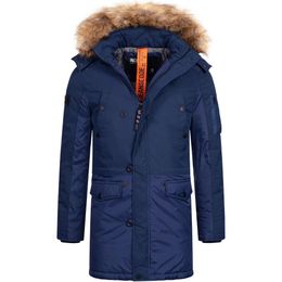 INDICODE Jeans Winter Parka 'Jarl' male Blue size M