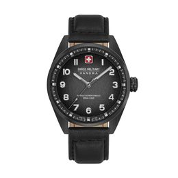 SWISS MILITARY HANOWA Analog Watch 'Greyhound' male Black size One Size