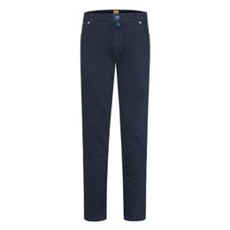 MEYER Herren Chinos "M5 Slim", blau, Gr. 31, unifarben, 91% Baumwolle, 6% Elastomultiester, 3% Elasthan, Hosen, mit Stretch-Dehnbund