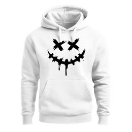 Neverless Sweatshirt 'Smile Face' male White size XS