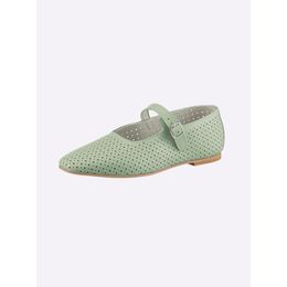 Heine Witt Damen Ballerina, mint, Gr&ouml;&szlig;e 41